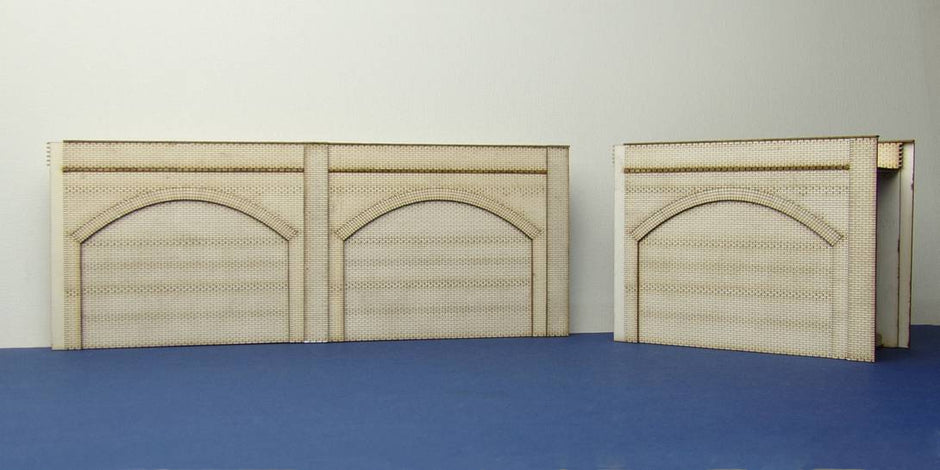 4mm scale/OO gauge arches and retaining walls – LCUT creative