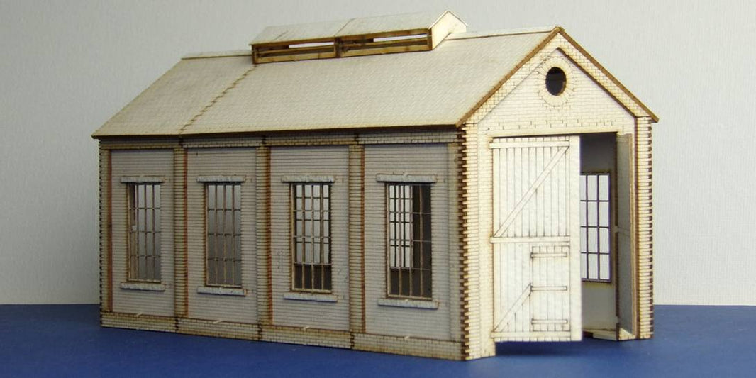 4mm scale/OO gauge engine sheds – LCUT creative