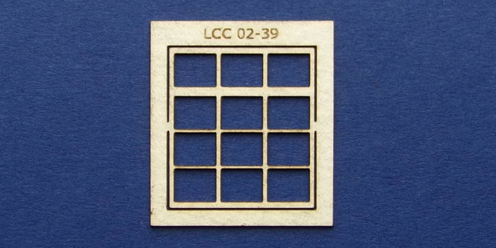 LCC 02-39 OO gauge square window with transom type 3 – LCUT creative