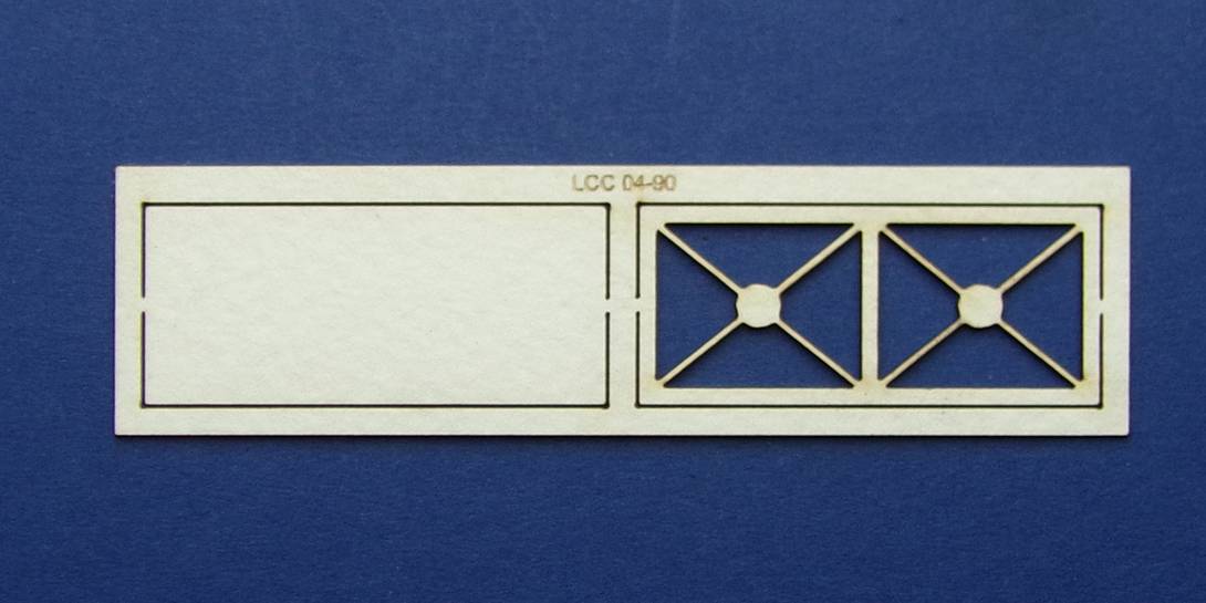 LCC 04-90 OO gauge steel panel for water tank - side – LCUT creative